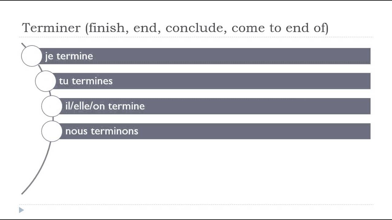 French Conjugation Verb Terminer Indicatif Pr sent YouTube french-conjugation-verb-terminer-indicatif-pr-sent-youtube