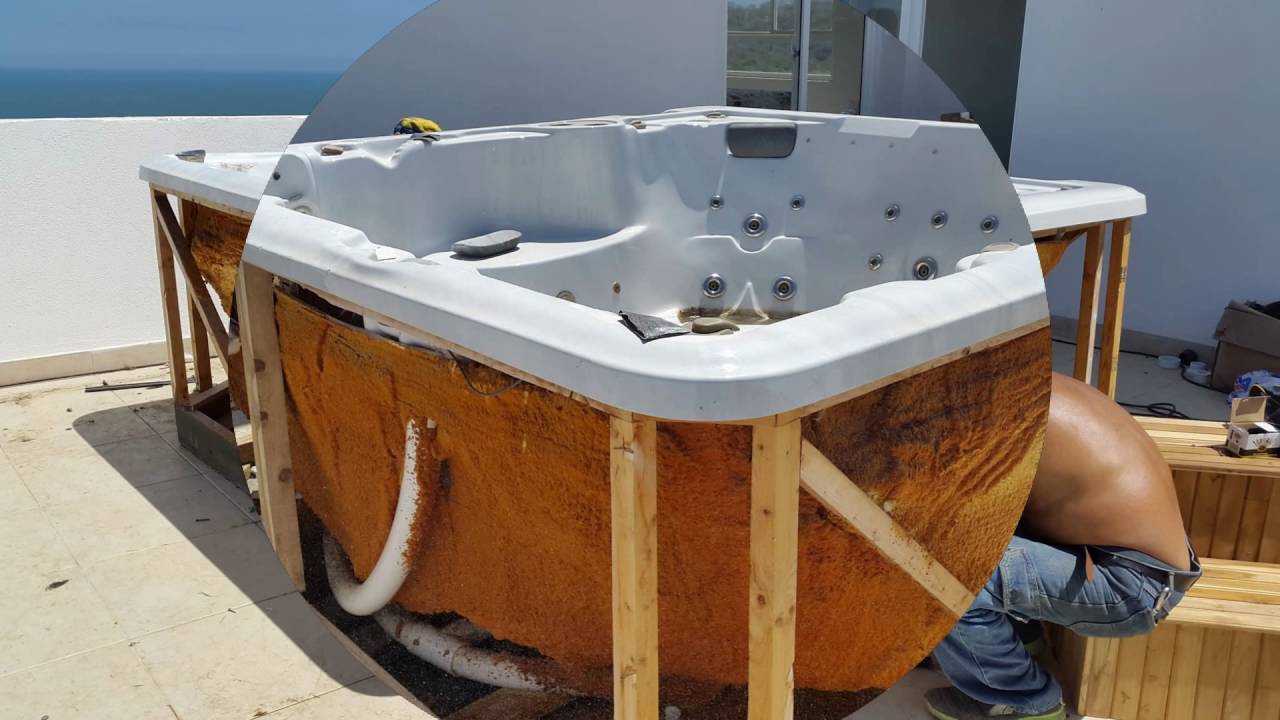 RECONSTRUCCIÓN DE JACUZZI DESTROZADO AL CAER DE UN 14º PISO - YouTube
