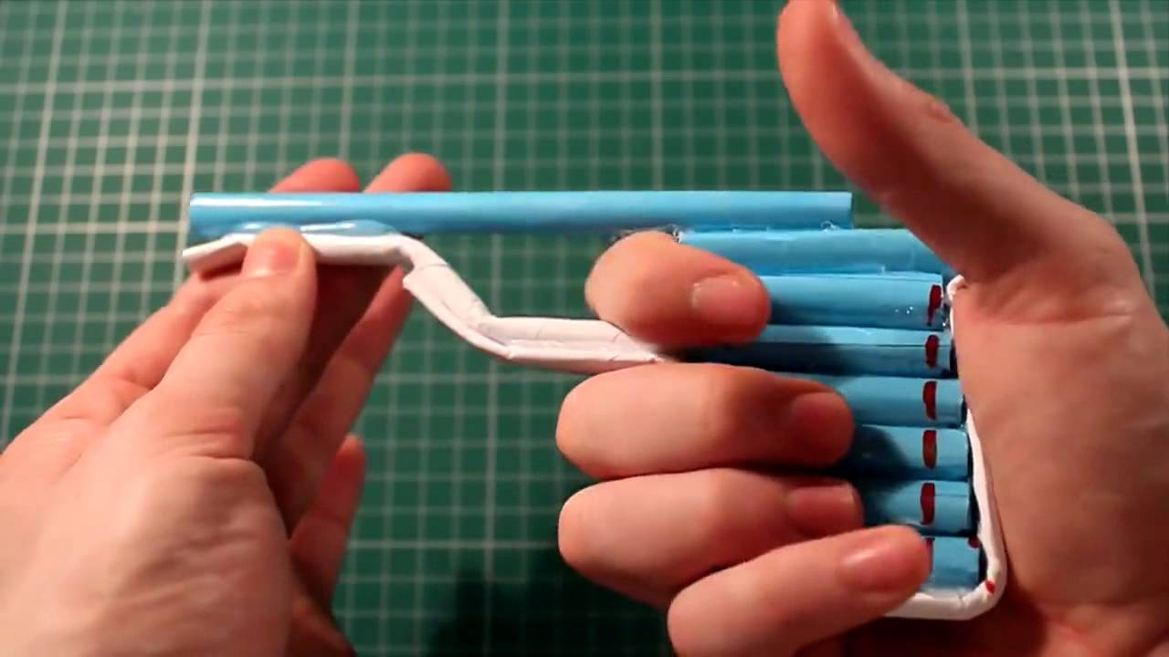 Now this is amazing, pure TALENT How to Make a paper gun that shoots ...
