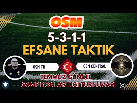 OSM 2024 TEMMUZ GÜNCEL YENİLMEZLİK TAKTİĞİ ! @onlinesoccermanagertr8535 ŞAMPİYONLAR LİGİ TURNUVASI !