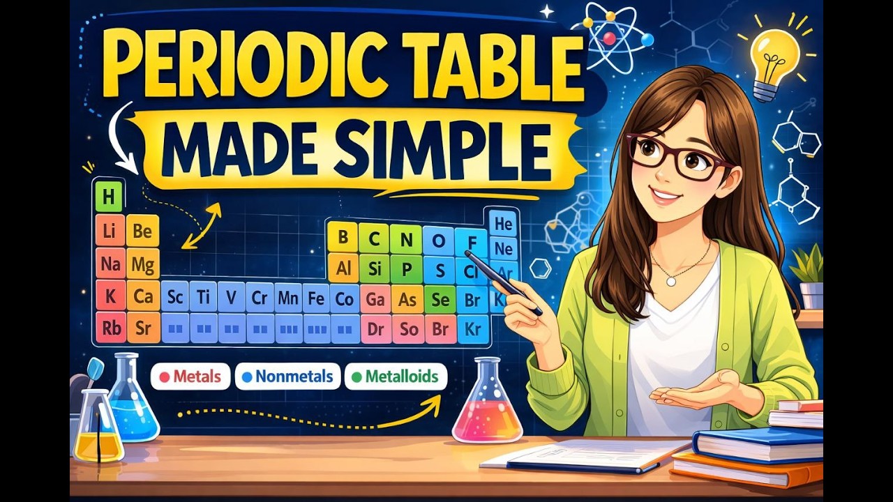 Periodic Table Explained Simply | GED Science Chemistry - YouTube