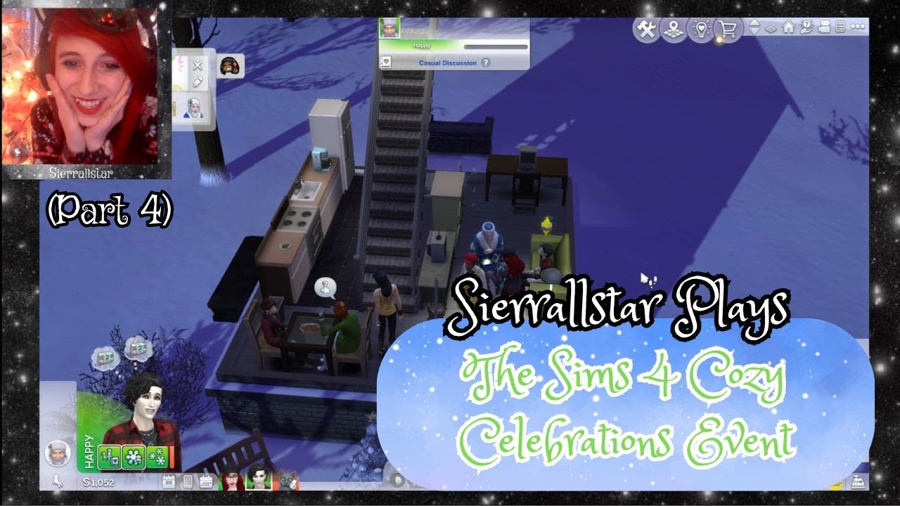 The Sims 4 Cozy Celebrations Event Ft. Vampires & My Cat (Part 4) - YouTube