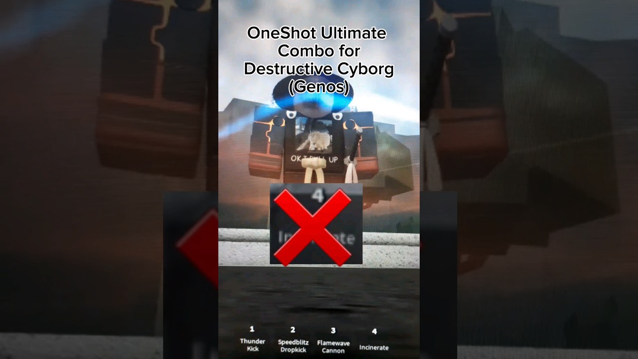 Destructive Cyborg Ultimate Oneshot combo - YouTube