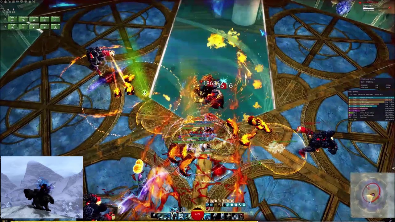 GW2 [Boom] Raid Wing 6 (Mythwright Gambit) Boss 3 (Qadim) CM ...