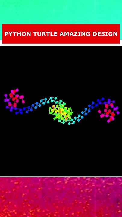 Python turtle graphics-cherry blossom spiral design. - YouTube
