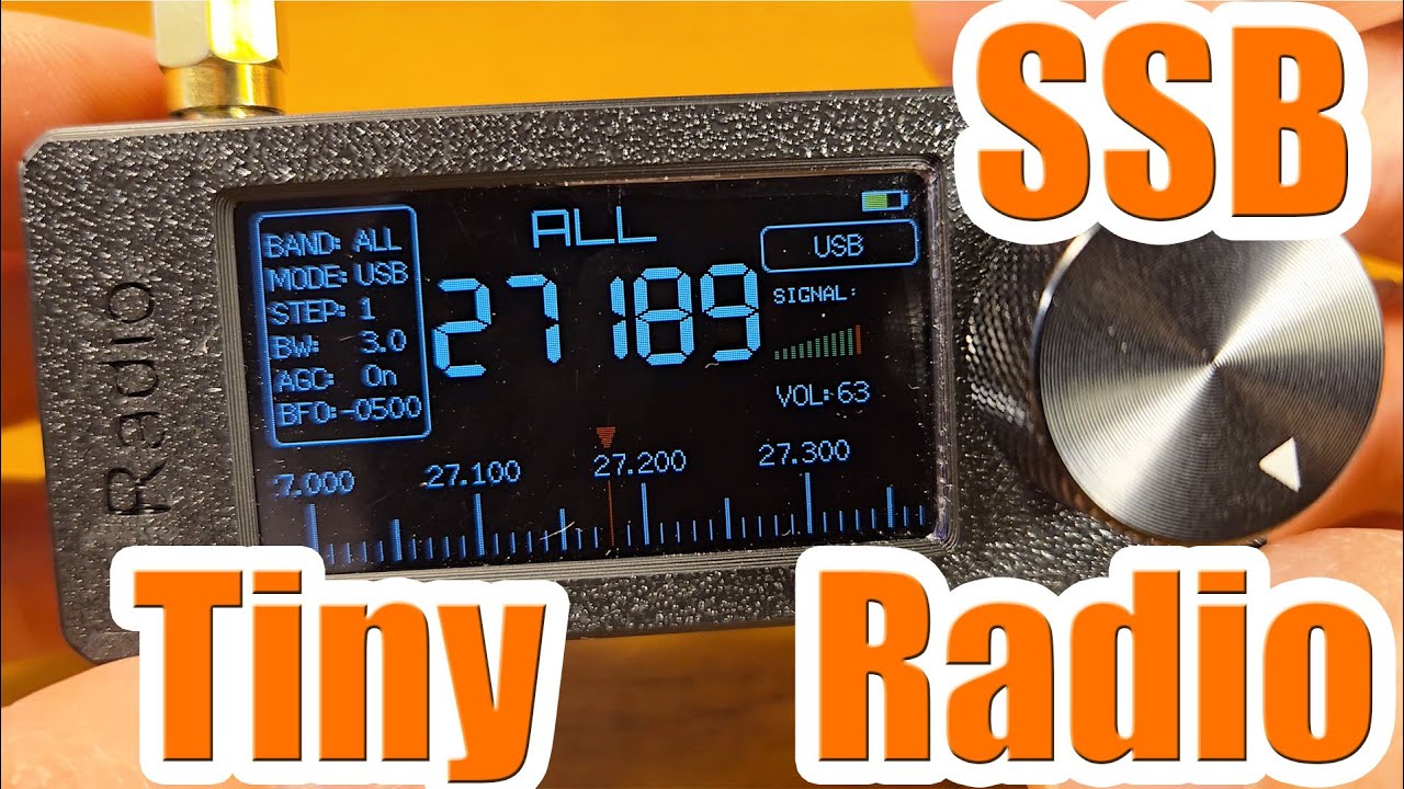 Radio SSB mini ESP32 Si4732 color screen - YouTube