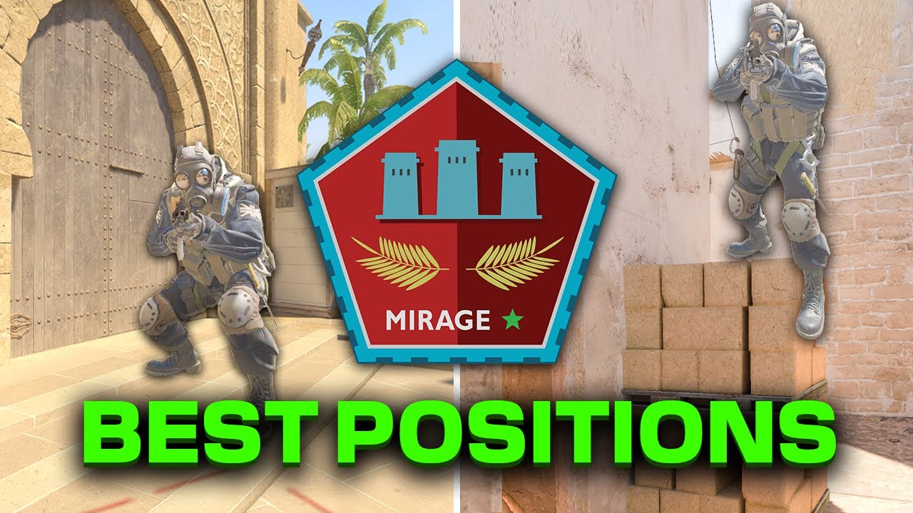 The BEST Spots to Play on Mirage! - YouTube