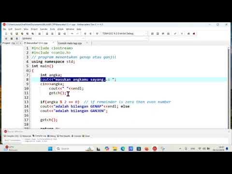 Pemrograman Dasar CPP #2 - YouTube