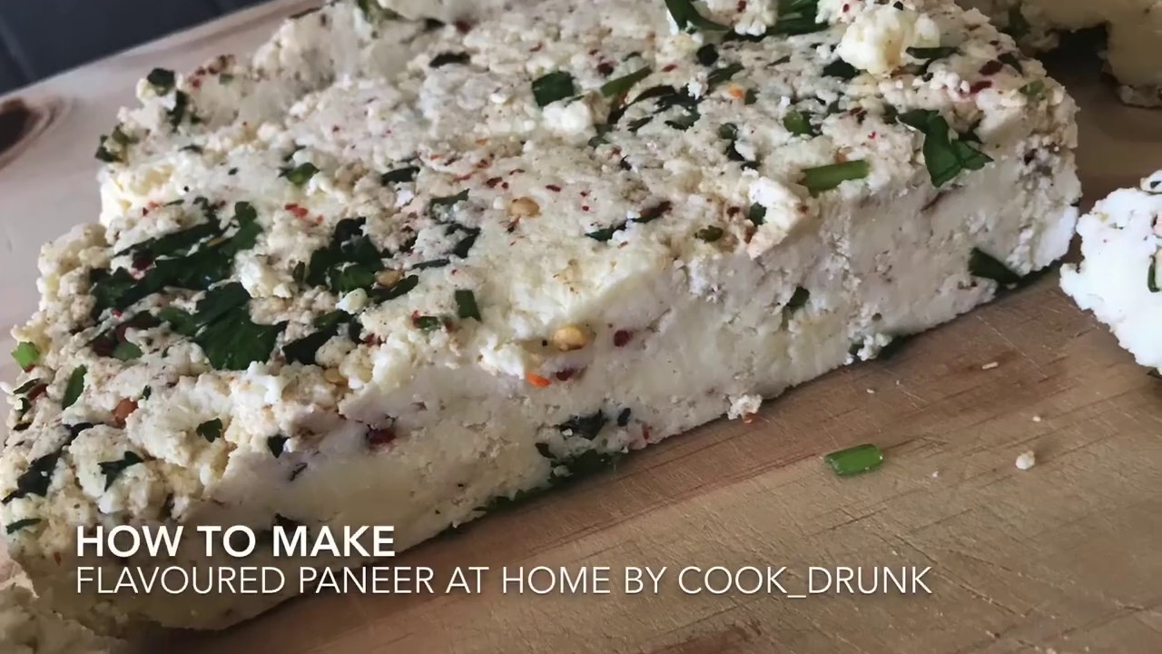 Homemade flavoured Paneer - YouTube