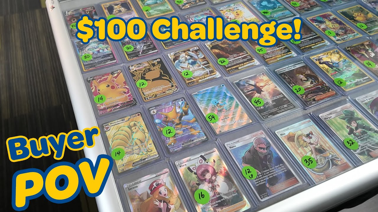 $100 Pokemon Card Challenge! | Silicon Valley Card Show 2025 Day 2 # ...
