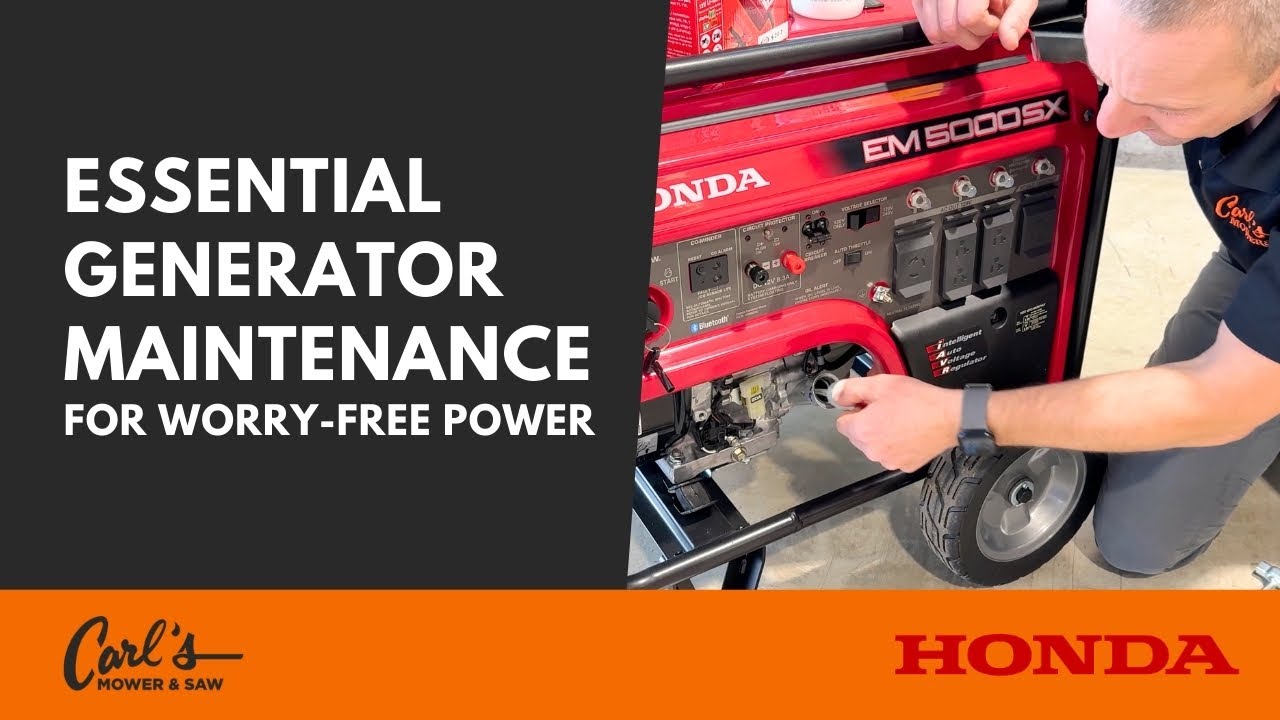 So You Own…A Honda Generator! - YouTube