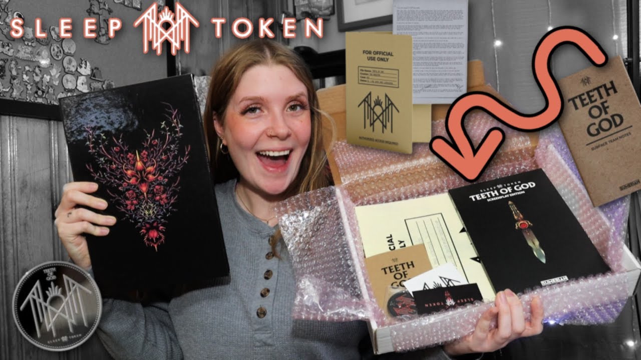 Sleep Token "Teeth of God" Graphic Novel TIER FOUR BUNDLE UNBOXING 🖤 ...