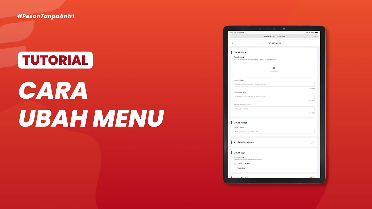 Cara Ubah Menu - YouTube