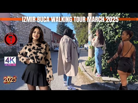 IZMIR BUCA 2025 Walking Tour | 4k UHD 60fps | İZMİR TÜRKİYE