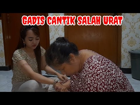 PIJAT URUT GADIS CANTIK SALAH URAT | ASMR MASSAGE JAKARTA | Ibu Enung Urut