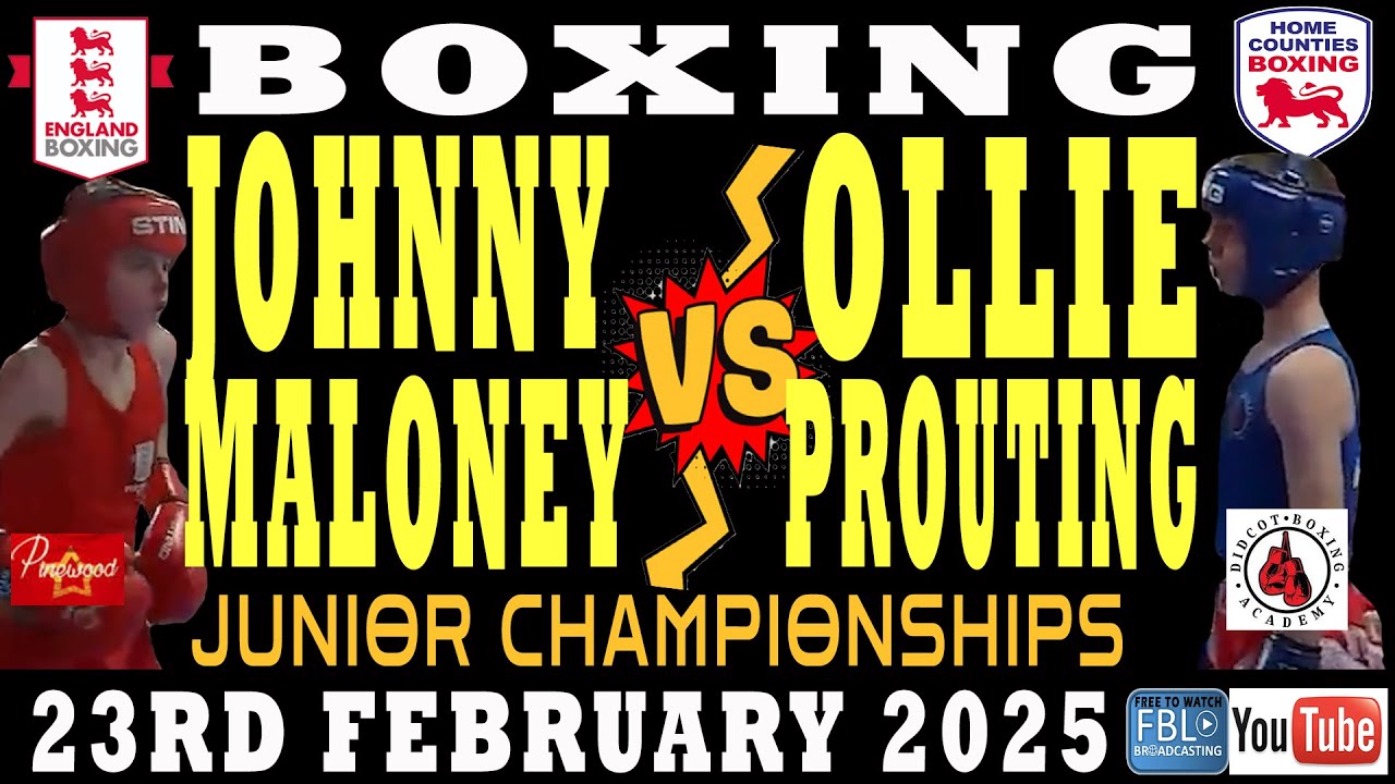 Boxer Johnny Maloney vs Boxer Ollie Prouting Home Counties Boxing ...