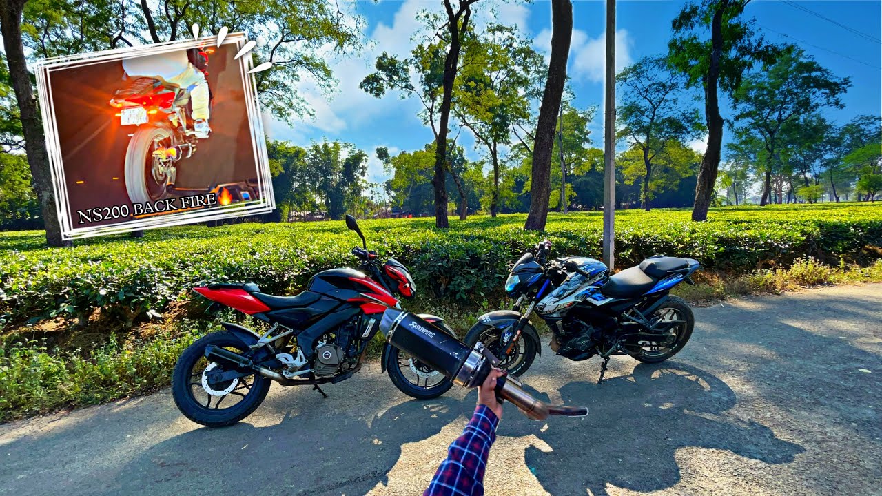 NS200 Bs3 Back fire 🔥 // akrapovic Full system// ANGSHUMAN DOWARI - YouTube