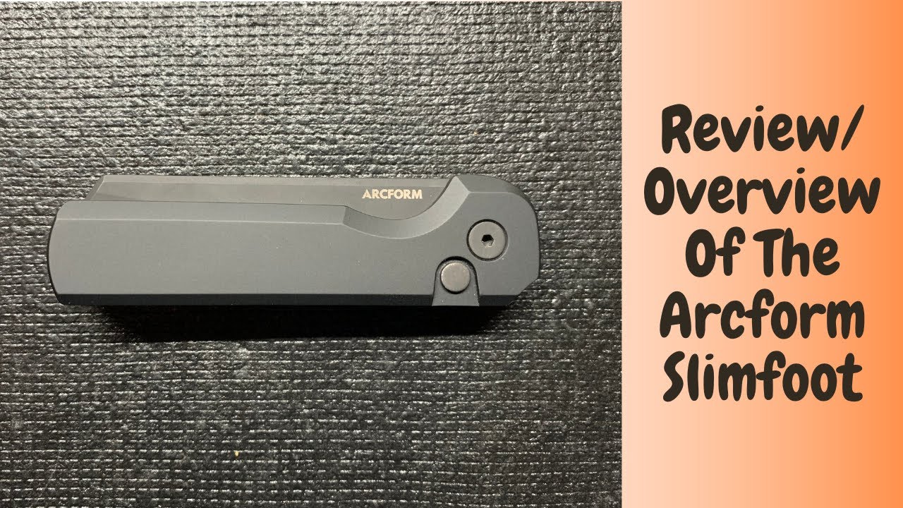 Arcform "Darcform" Slimfoot Automatic Knife | Overview and Review - YouTube