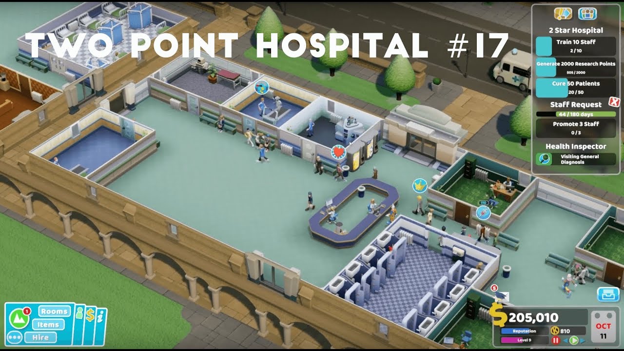 Going Through With Some Staff Training | Let's Play Two Point Hospital ...