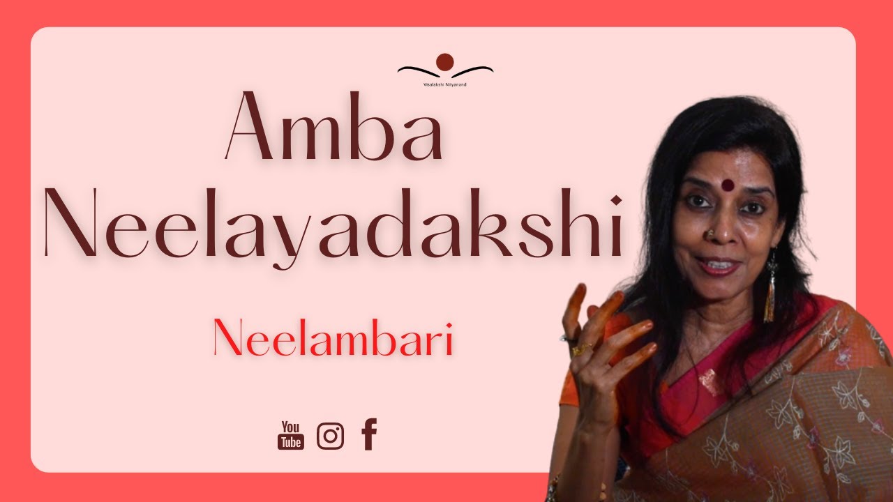 Amba Neelayadakshi | Mudduswami Dikshitar | Nilambari | #Masterpiece ...