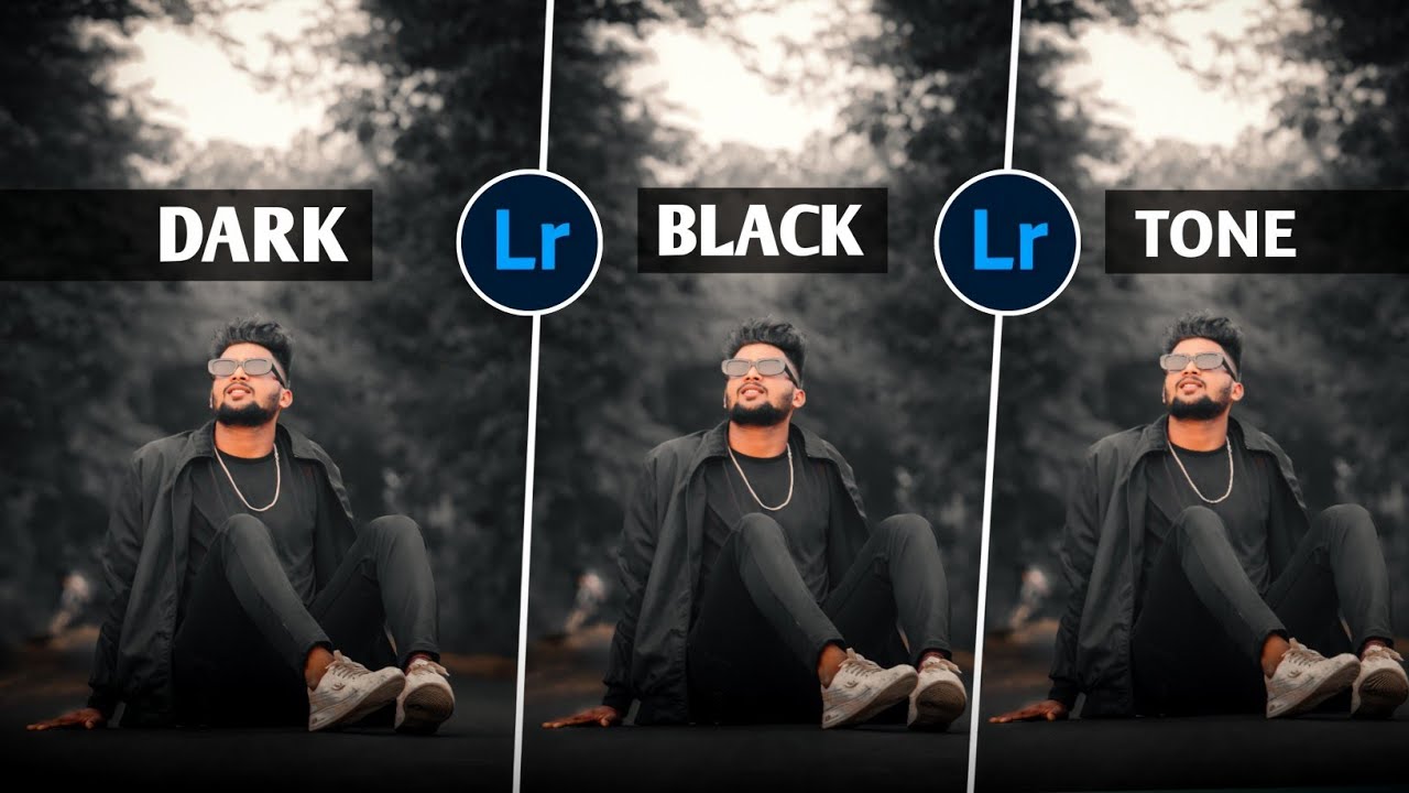 Dark Black Tone in Lightroom mobile - ptashik Edit - YouTube