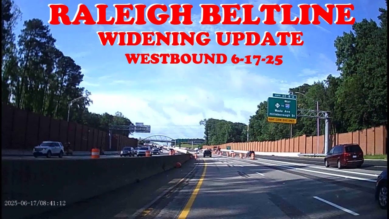 RALEIGH BELTLINE (I-440) WIDENING UPDATE TODAY - COMPLETION IN SIGHT ...
