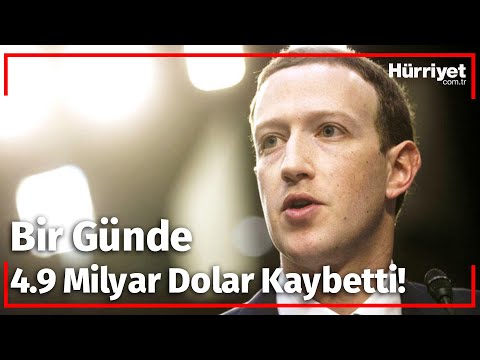 Mark Zuckerberg'in Serveti Bir Günde 4.9 Milyar Dolar Azaldı!