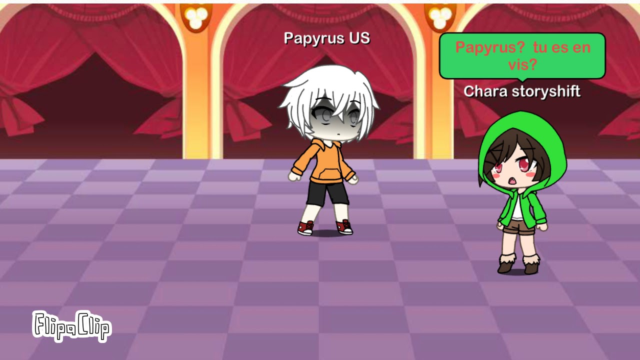 Bad Time trio [MA VERSION]Papyrus US x SS Chara gachalife ép 1 - YouTube
