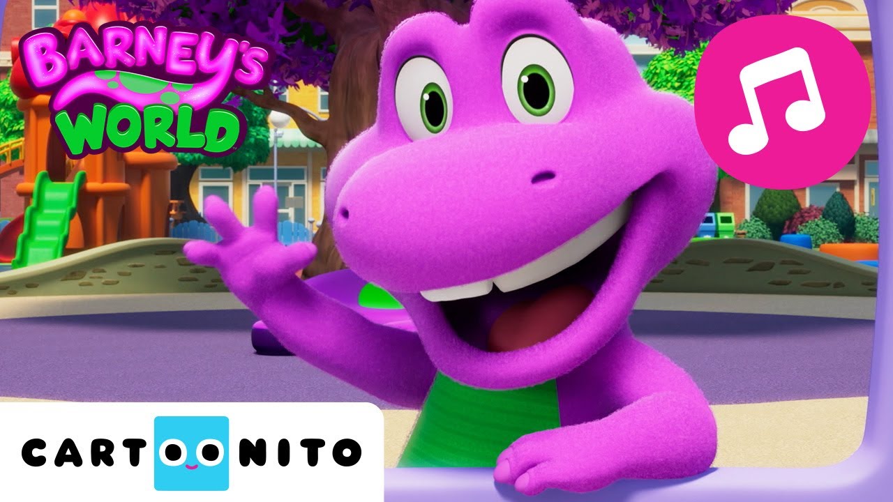 Mundo de Barney 💜 | 🎵 Tema de Mundo de Barney 🎵 | Cartoonito | Vídeos ...