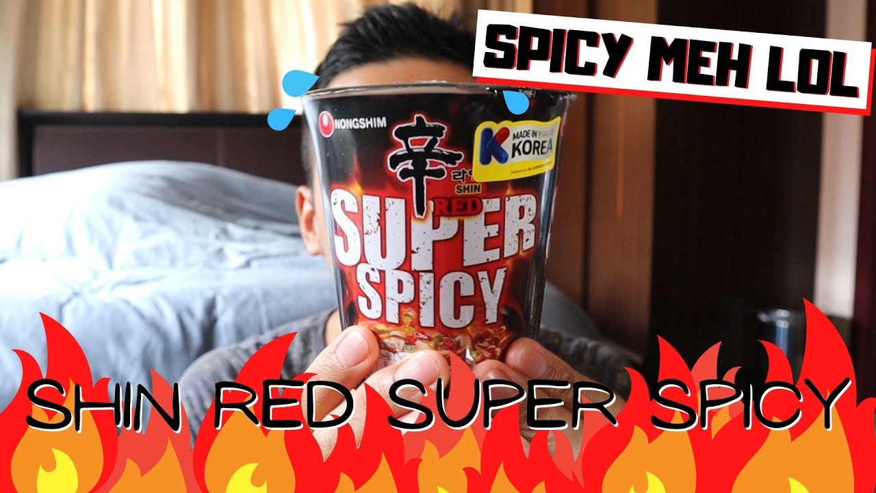 🌶 SUPER SPICY SHIN RED KOREAN RAMEN BY NONGSHIM - Spicy meh lol # ...