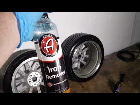 COMPARING ADAMS IRON REMOVER & MEGUIARS ULTIMATE ALL WHEEL CLEANER ...