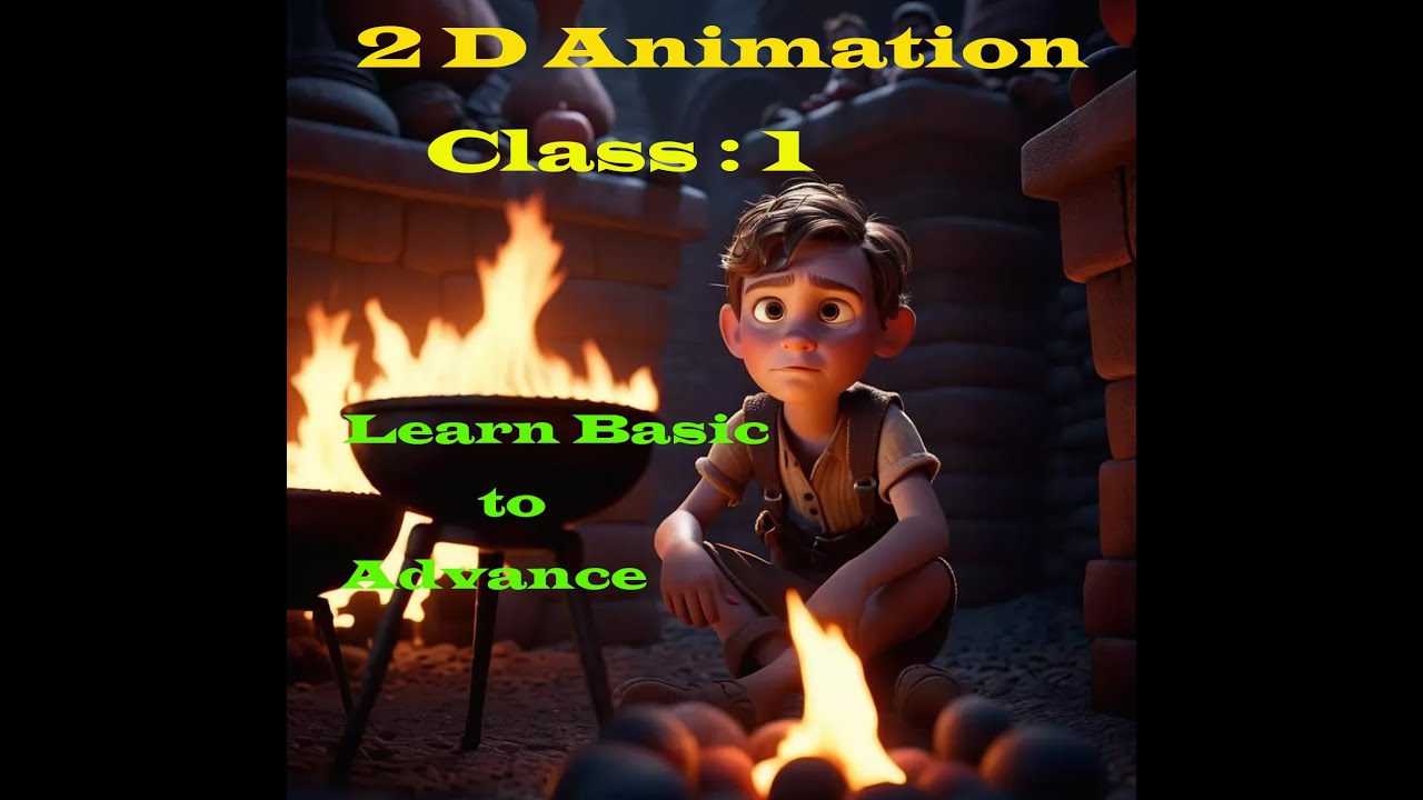 How to learn 2 D animation class 1: 2D animation basic tools # ...