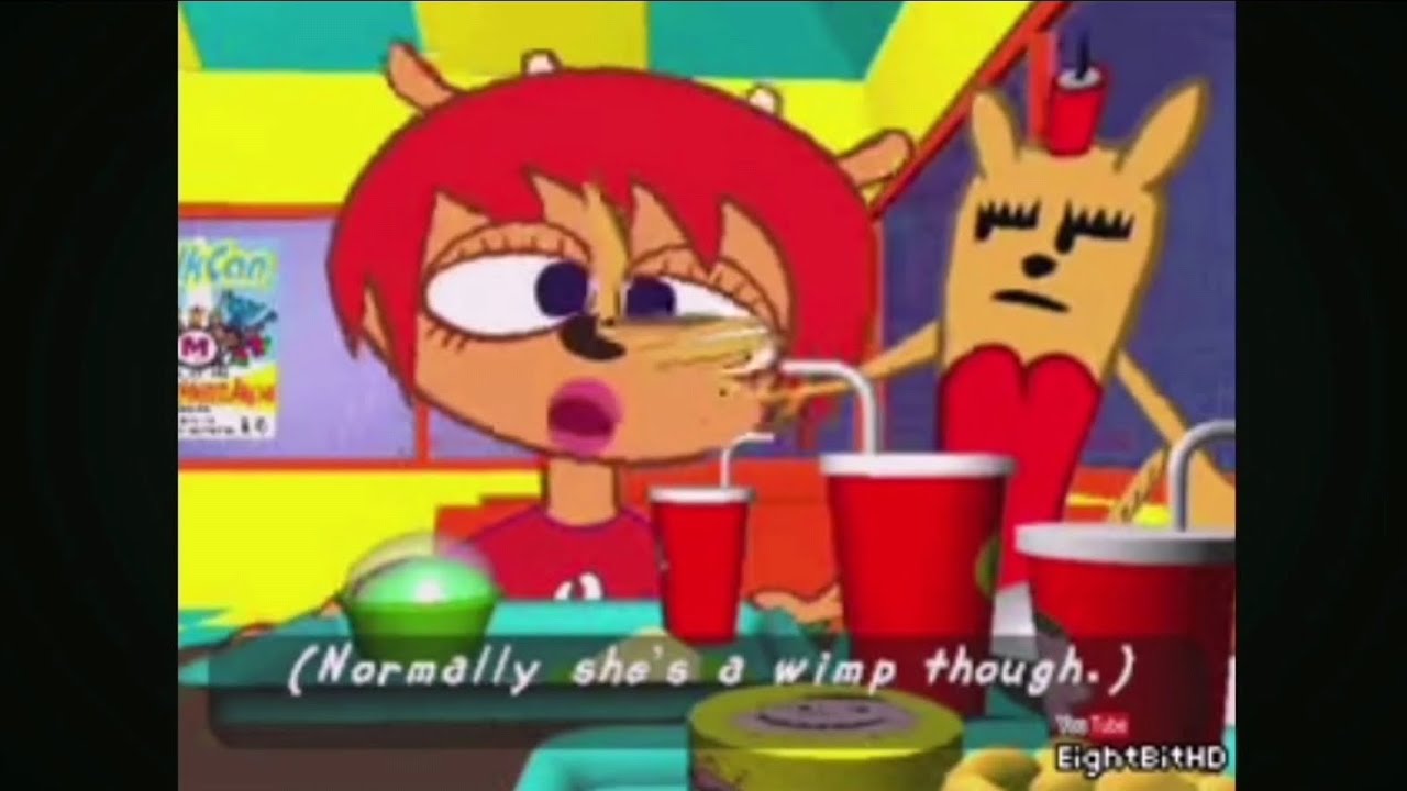 PaRappa the Rapper Marsha (MA-San) Original to Reverse - YouTube