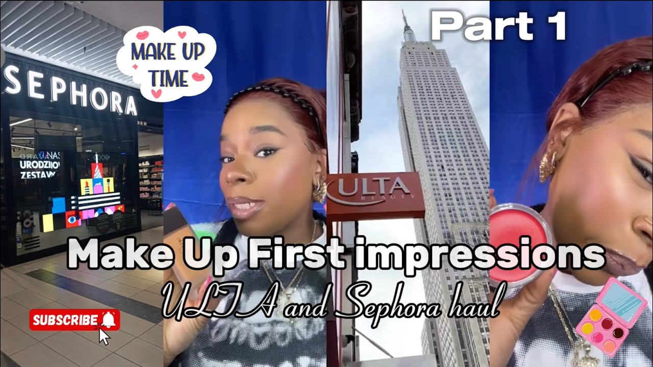 Make Up First impressions | mini ULTA and Sephora haul - YouTube