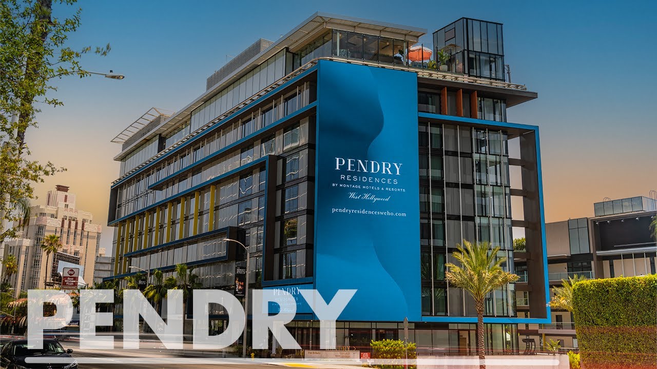 Unique Video Displays at Pendry West Hollywood - YouTube