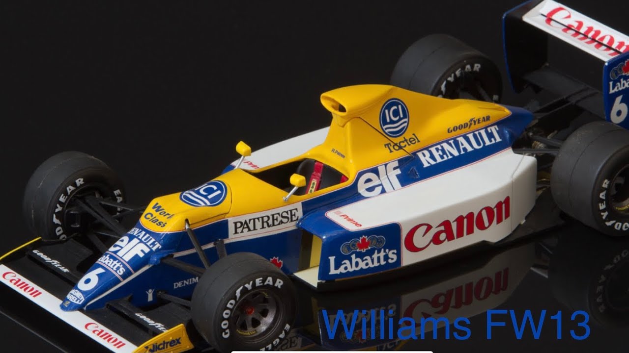 TAMIYA 1/20 WILLIAMS FW13 - YouTube