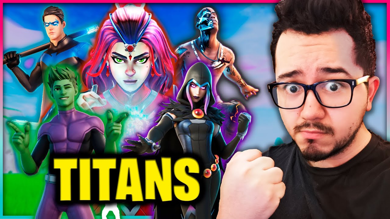 TITANS x FORTNITE 💥 El MEJOR MAPA de FORTNITE con PODERES (Free For All ...