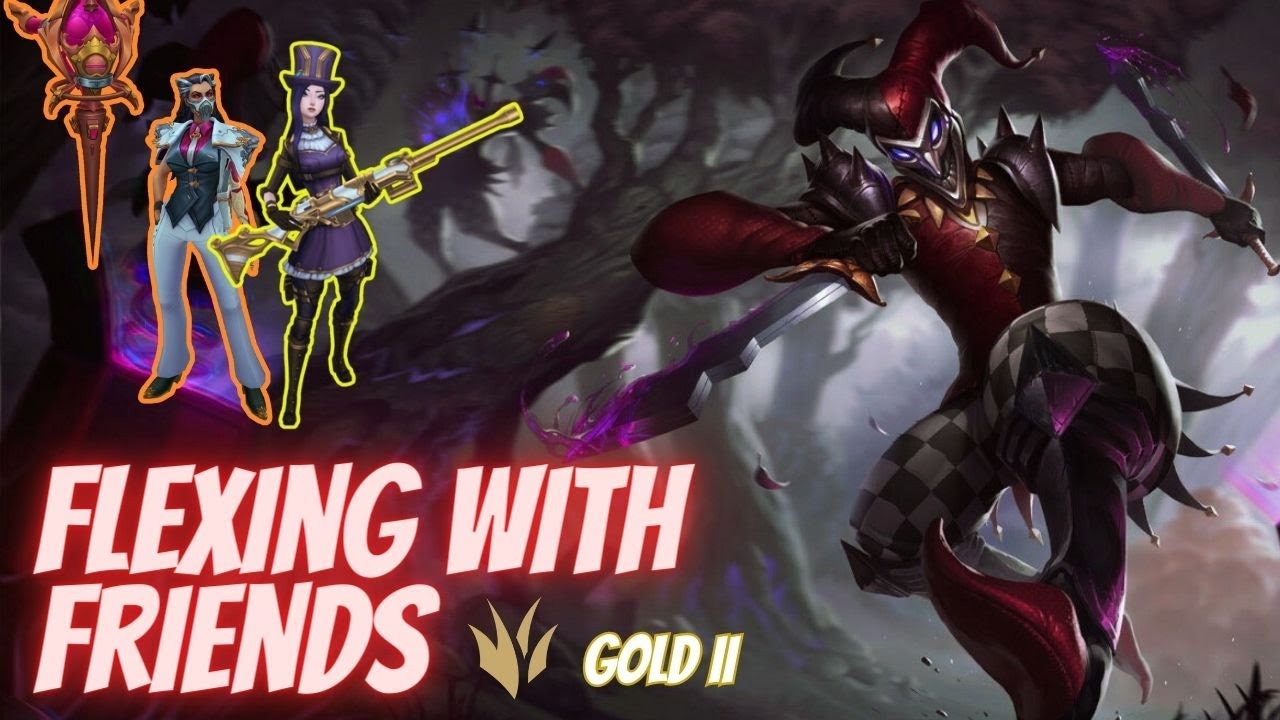 FLEXING WITH FRIENDS: Ranked Flex Gold 3 - Shaco Jungle - YouTube