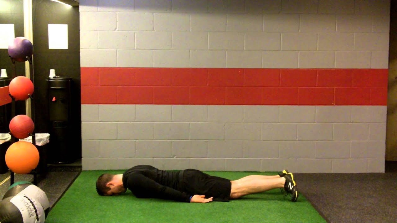 Prone Scapular Retractions - YouTube