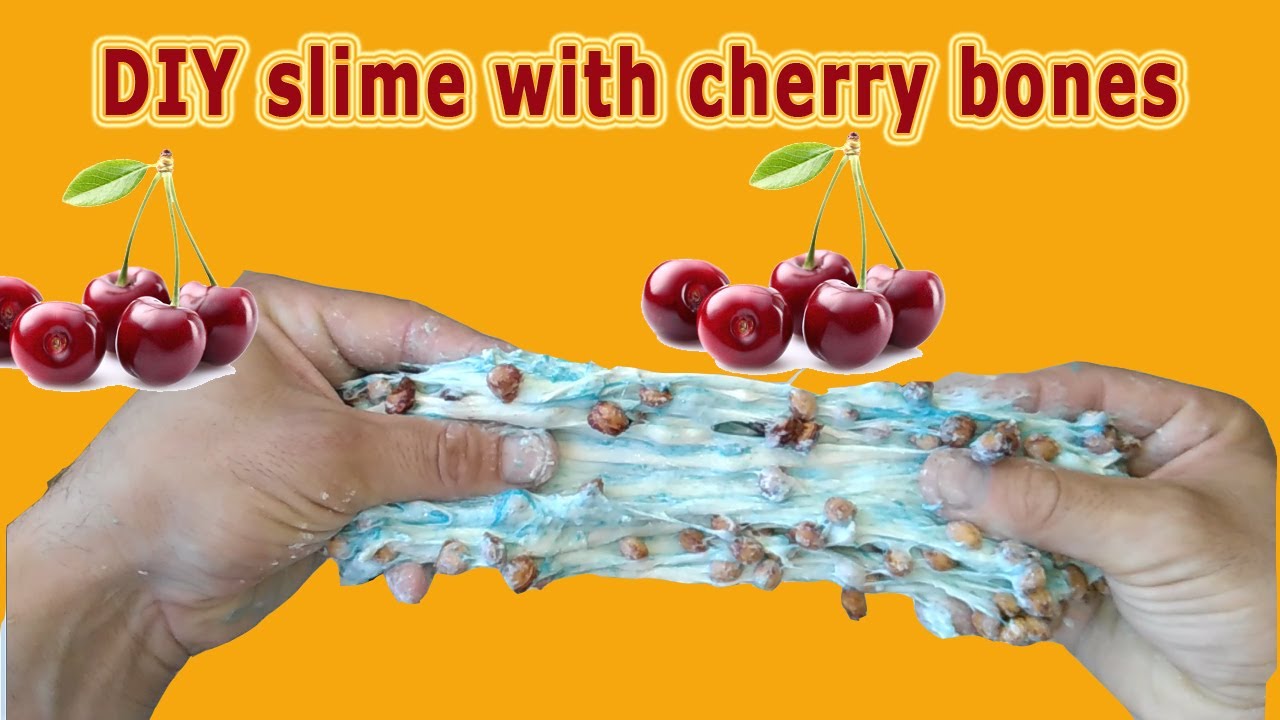 Satisfying video. Fantastic DIY slime with cherry bones . - YouTube