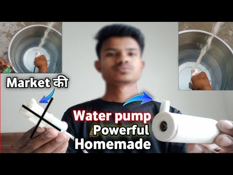 Market से अच्छा Water pump घर पर बनाओ😍💪| How To Make Water Pump | How To Make Powerful Water ...