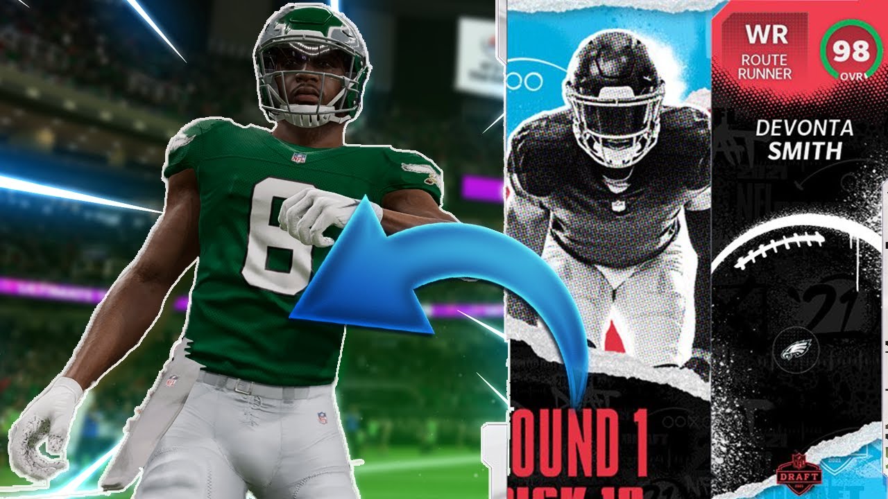 98 DEVONTA SMITH DOMINATES THE OPPONENTS (2+TD'S) MADDEN 21 ULTIMATE ...