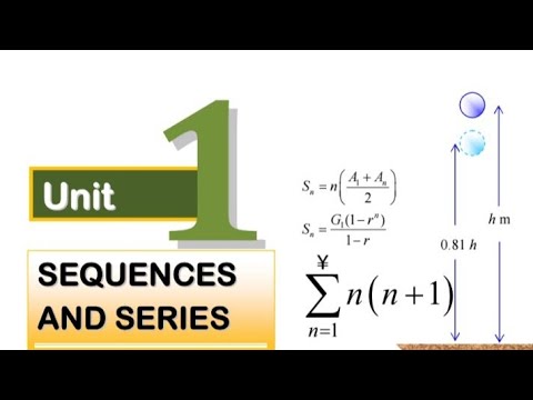 Sequence and Series # maths grade 12# unit 1 # part 1 - YouTube