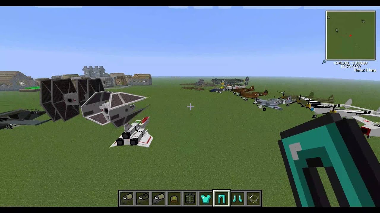 Flans Mod Dancing Plane Bug - YouTube