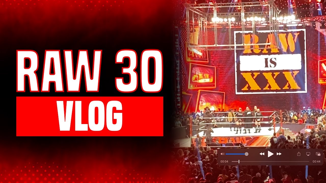 WWE RAW 30 VLOG 1/23/23 | The Universal Wrestling Podcast - YouTube