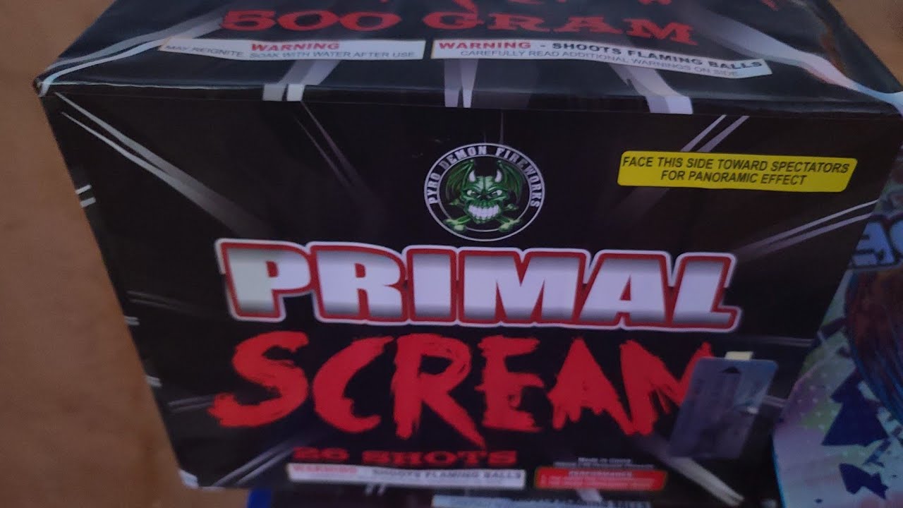Primal Scream 500gram 26shots - Pyro Demon Fireworks - YouTube