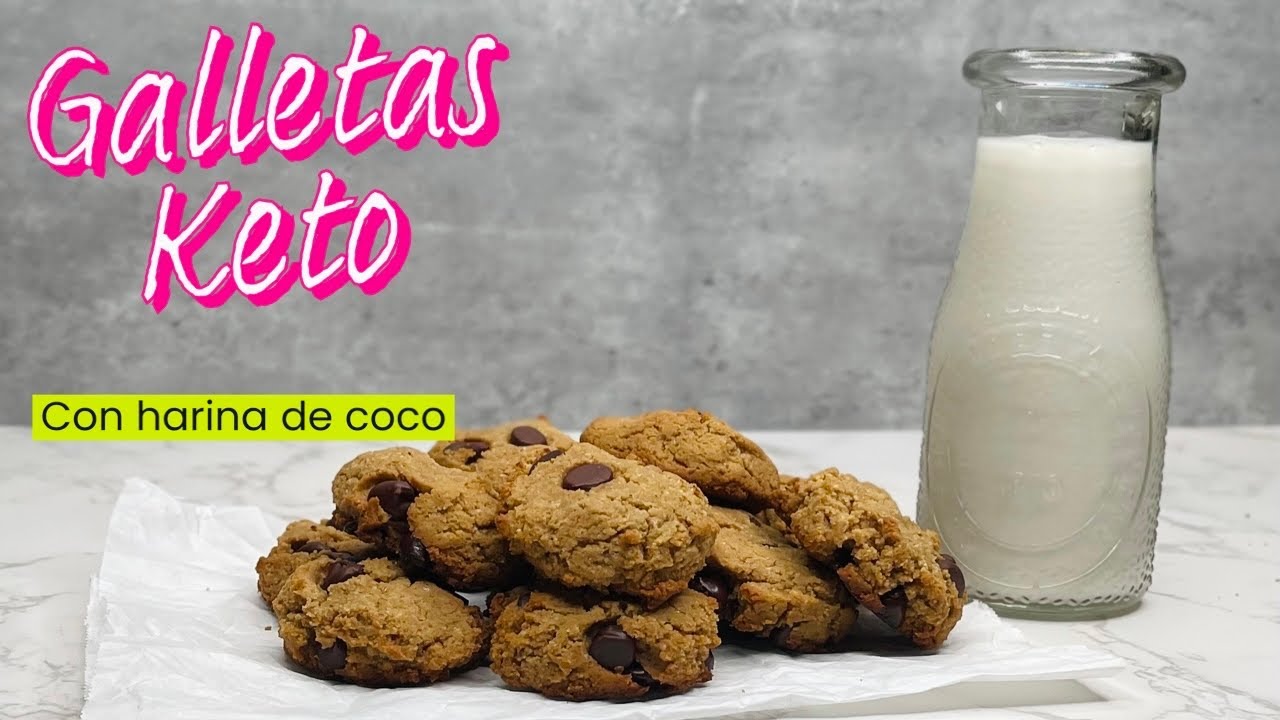 GALLETAS KETO | GALLETAS CON HARINA DE COCO - YouTube