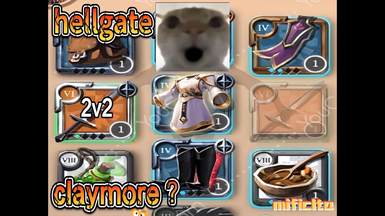 OMG claymore ??? (albion hellgate 2v2 ) - YouTube