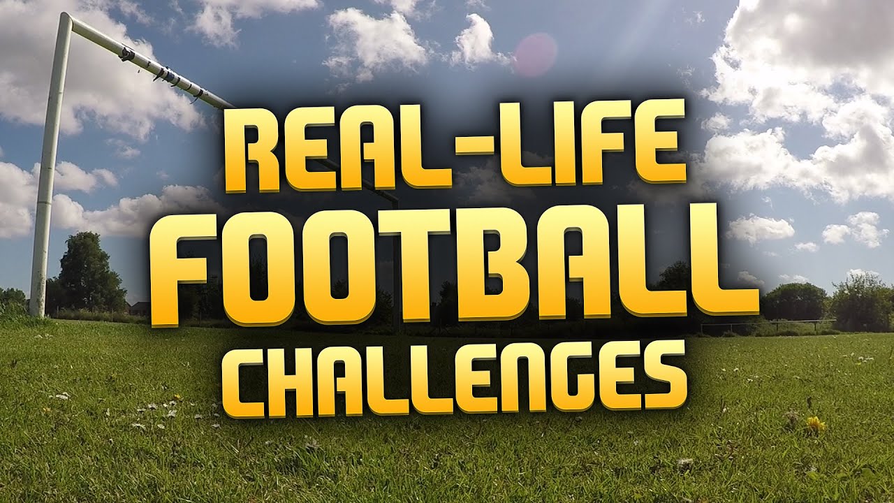 REAL LIFE FOOTBALL CHALLENGES!!! Quick-Fire Crossbar Challenge, Keepy ...