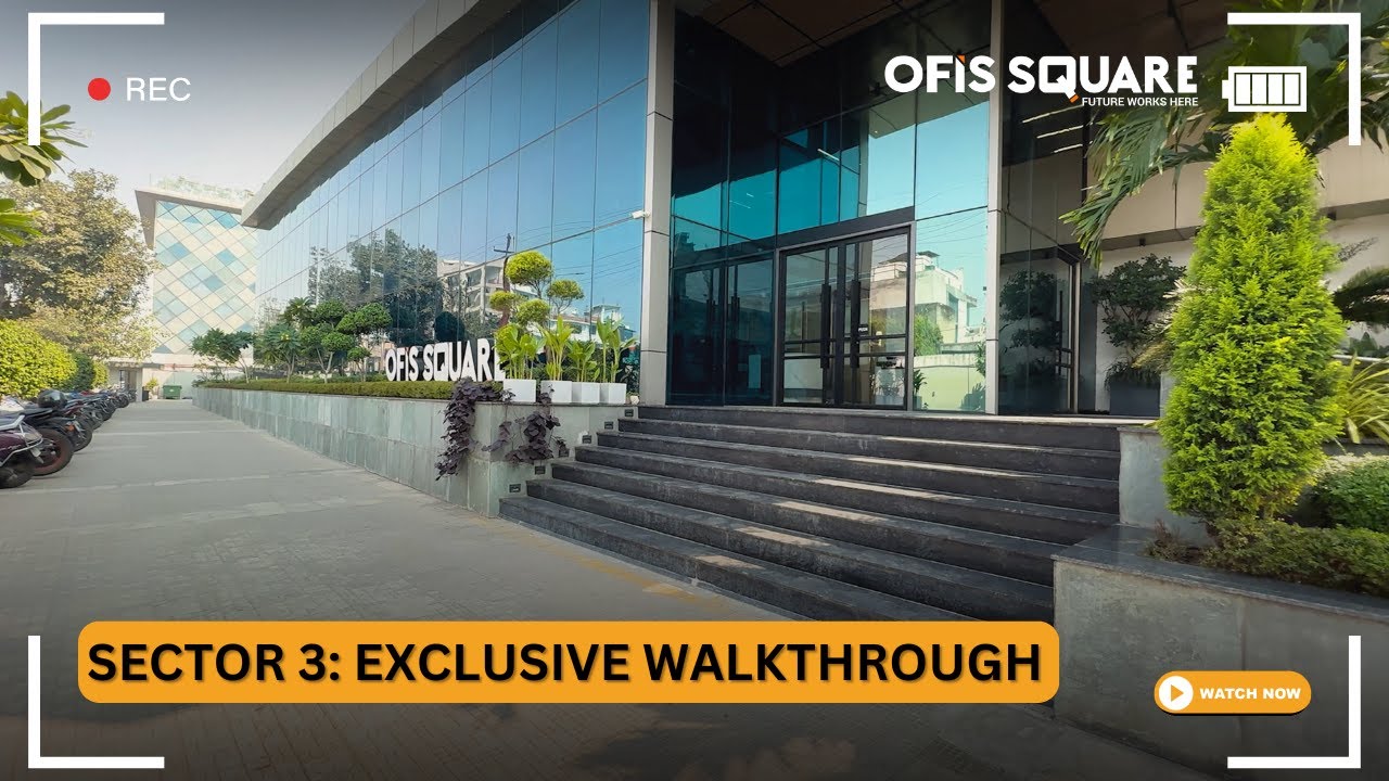 Ofis Square Sector 3 Tour | Next-Level Coworking Space for Founders ...